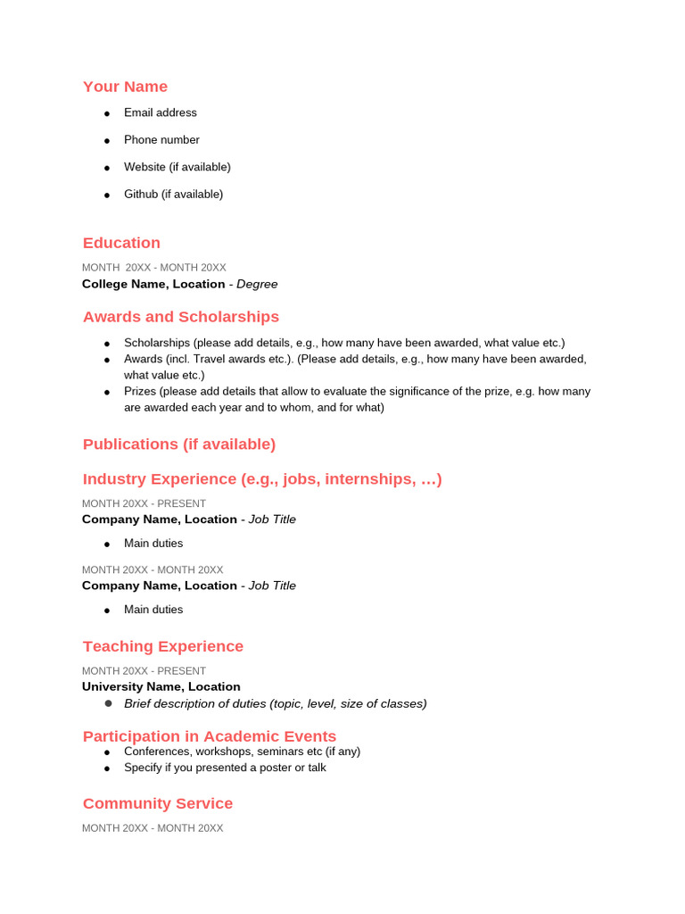 CV Word Mansour | PDF