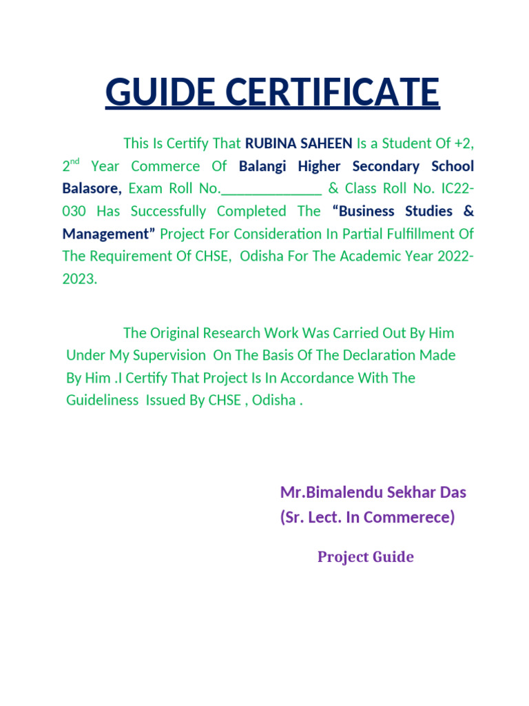 BALANGI COLLEGE PROJECT (Rubina) | PDF