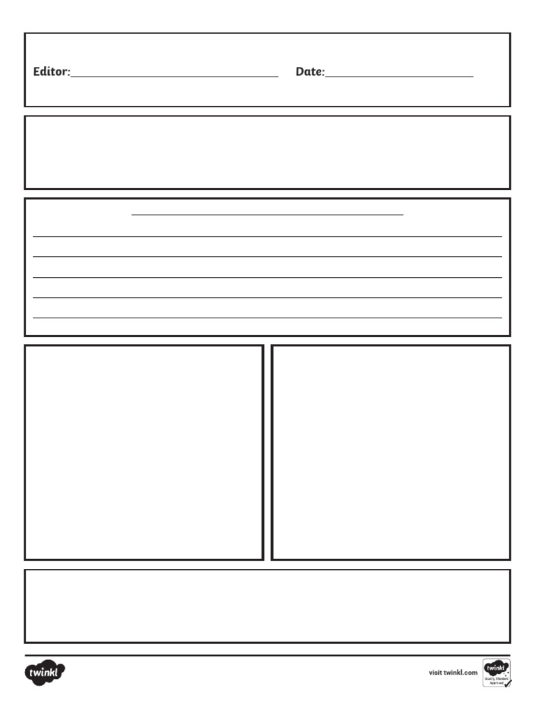 News Article Templates | PDF