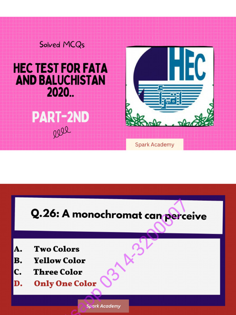 HEC 2020 (2) + Key | PDF
