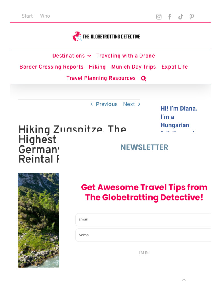 Hiking Zugspitze, The Highest Mountain in Germany - Zugspitze Reintal ...