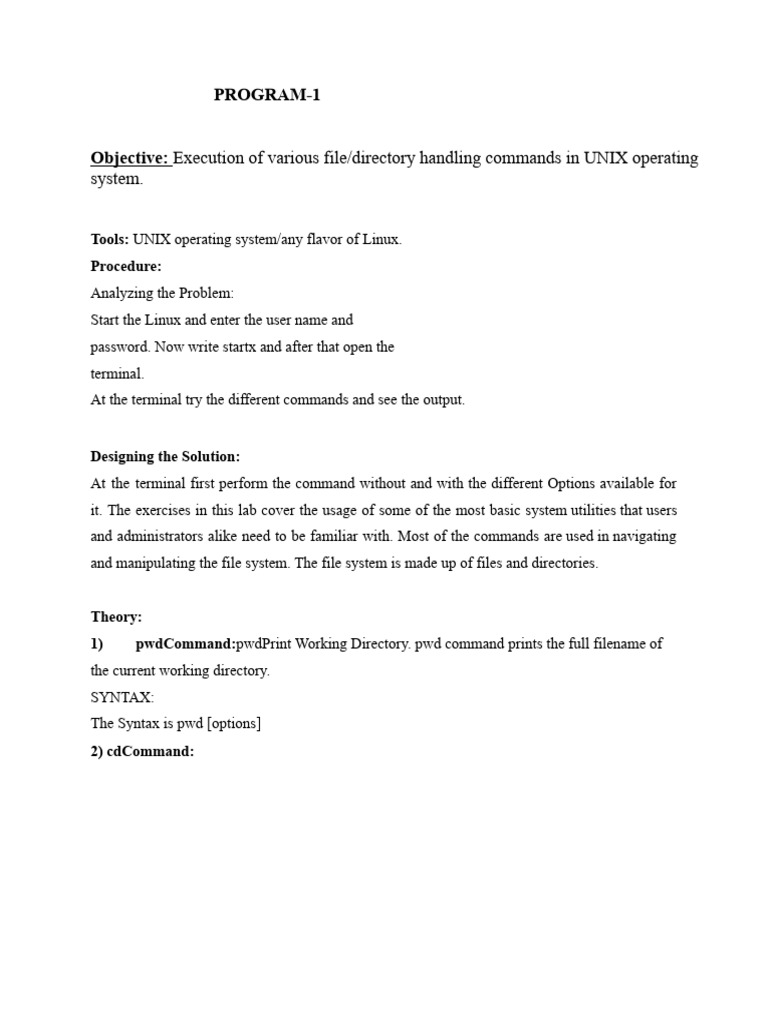 ADVANCE OPERATING SYSTEM LAB-801 | PDF | Computer File | Directory ... ADVANCE OPERATING SYSTEM LAB-801 | PDF | Computer File | Directory ...