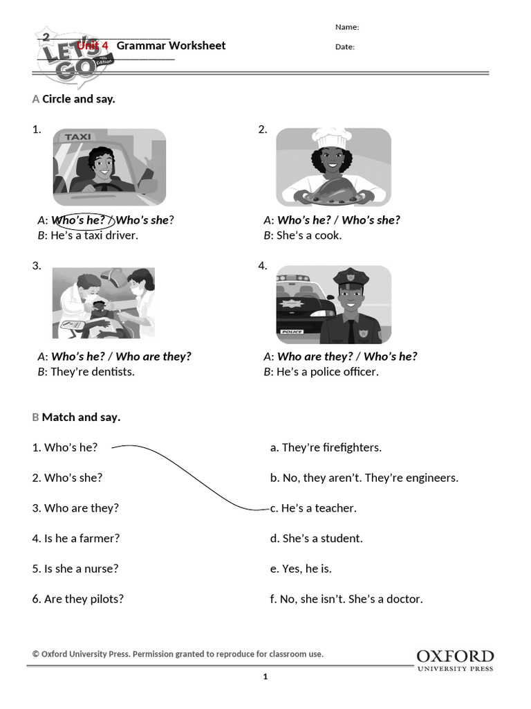 LG5e LG2 U4 Grammar Worksheet | PDF