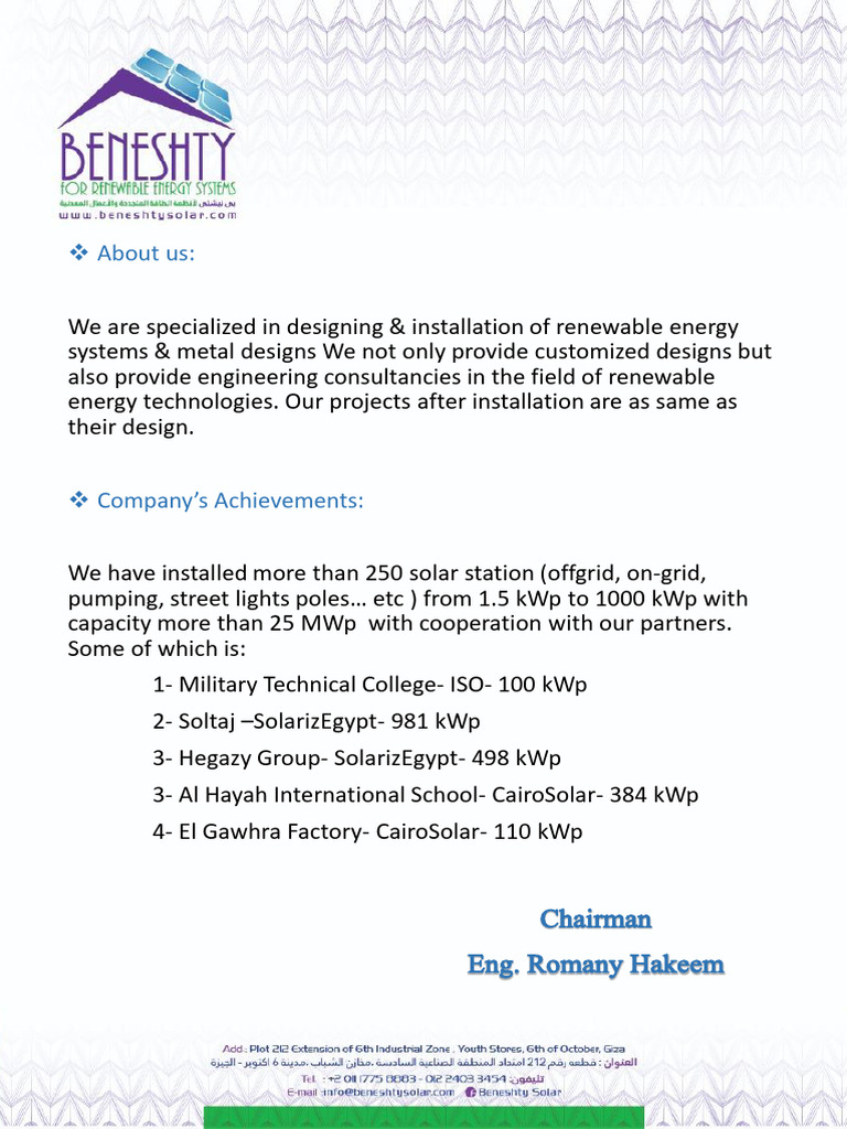 Beneshty Mounting Structure | PDF | Photovoltaics | Renewable Energy