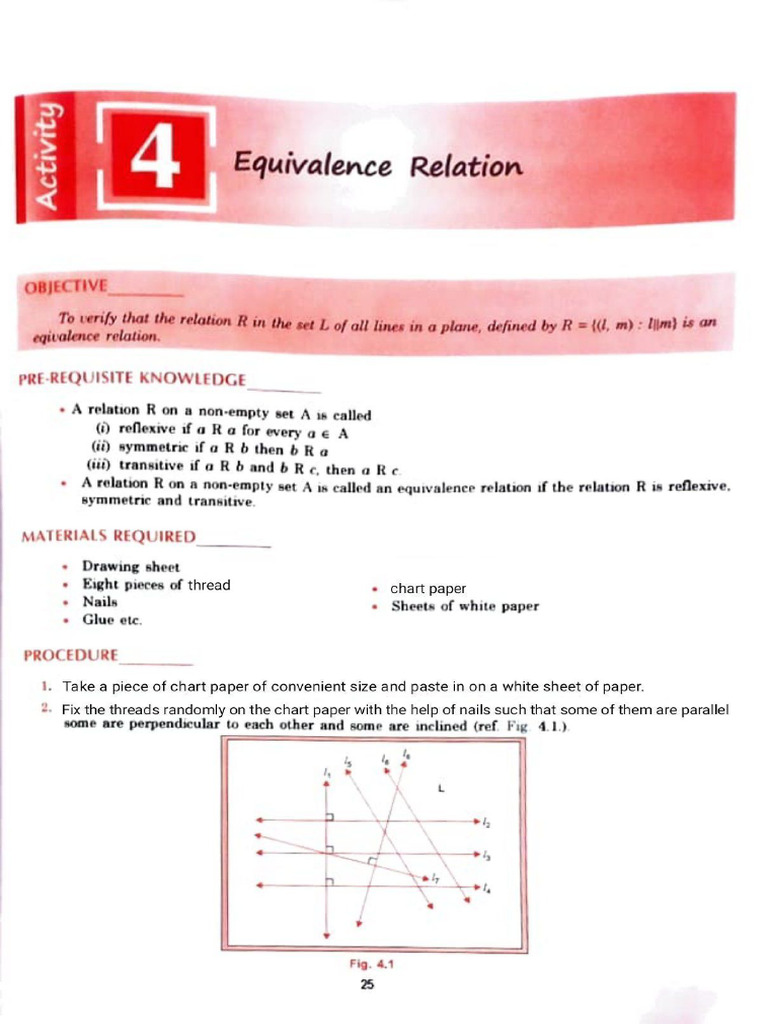 Equivalence Relation Edited | PDF