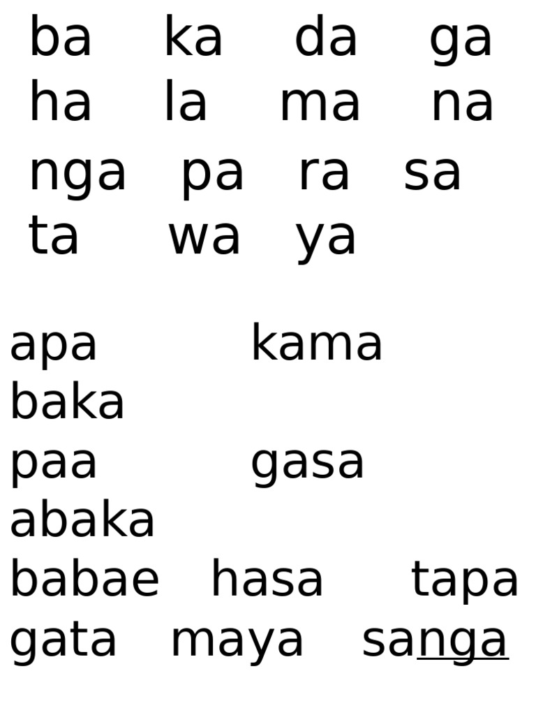 Pagbasa 1 | PDF