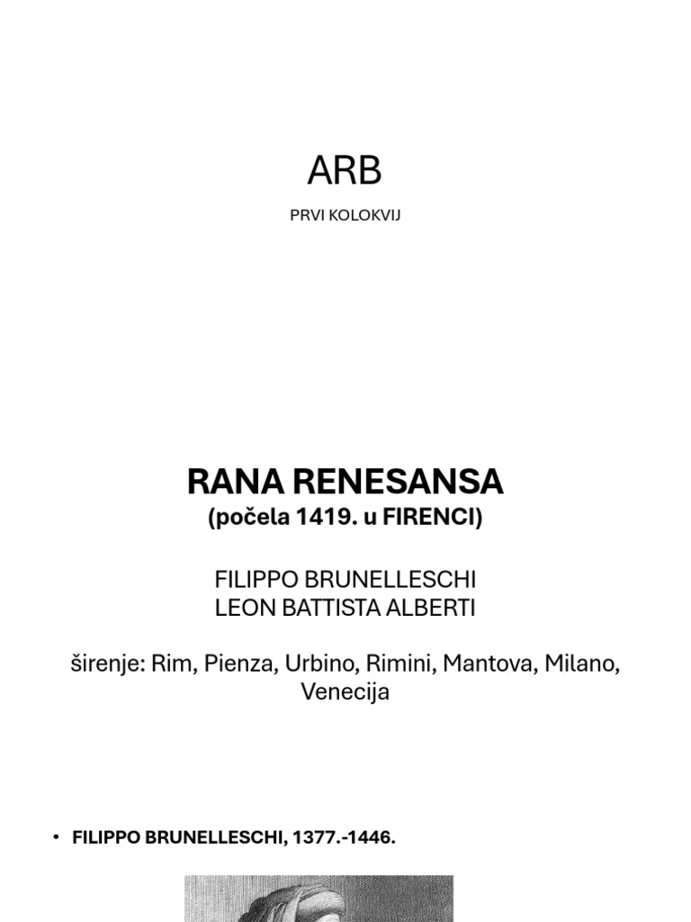 ARB 1.kolokvij | PDF
