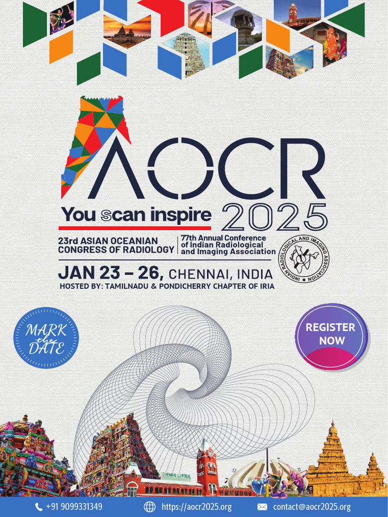 AOCR 2025 First Annoucement | PDF | Radiology | Medical Imaging