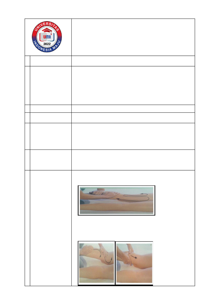 Sop Massage Hipertensi | PDF