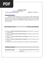 Android Developer Resume - Ajit Kumar | PDF | Programmer | Android (Operating System)