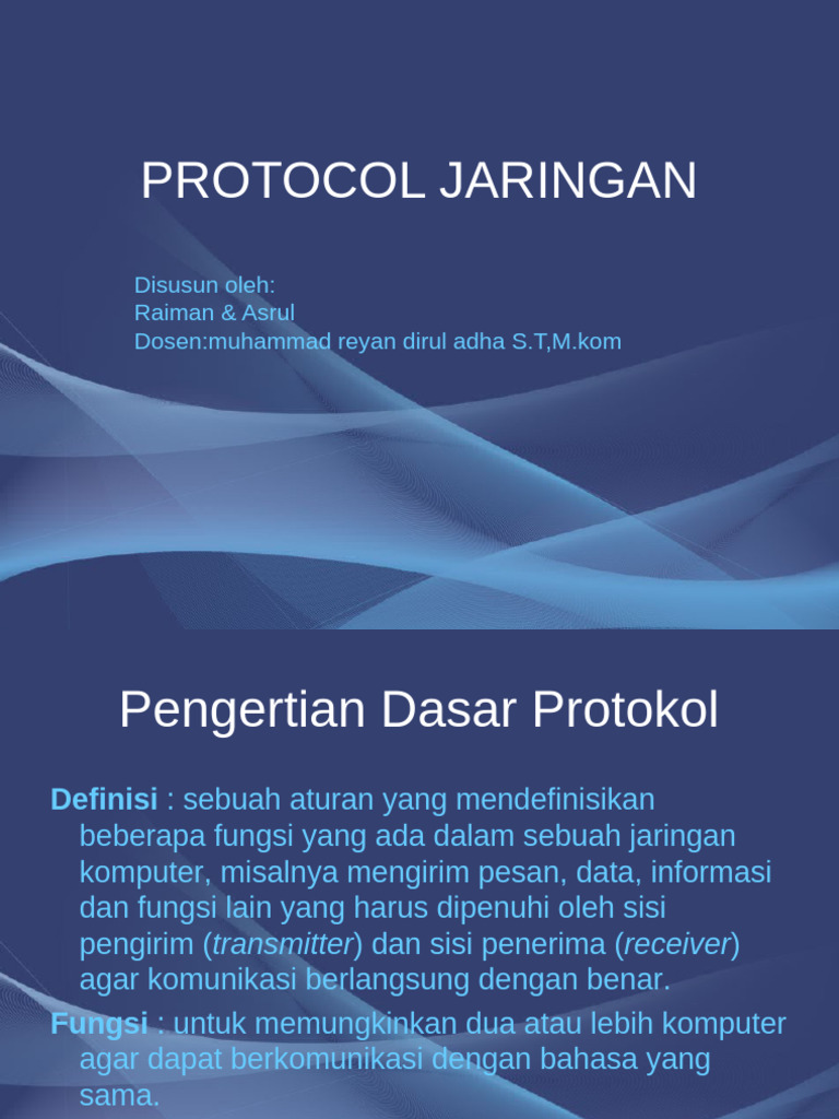 Protokol Jaringan1 | PDF