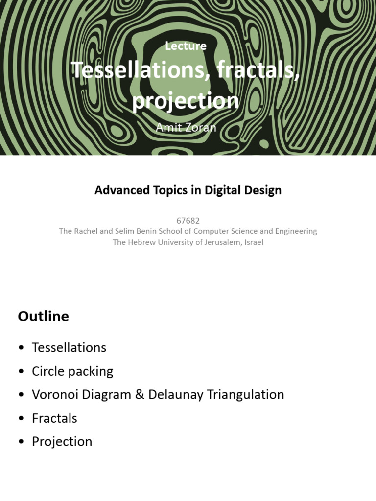 Fractals tessellations | PDF | Fractal | Geometry