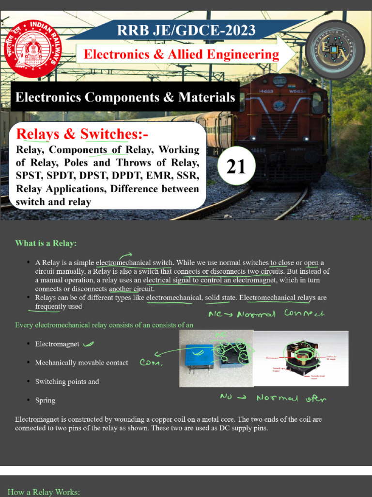 RRB JE Classes ECM 21 | PDF