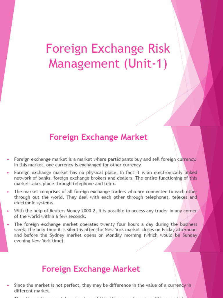 unit 1 FEM.pptx | PDF | Exchange Rate | Foreign Exchange Market