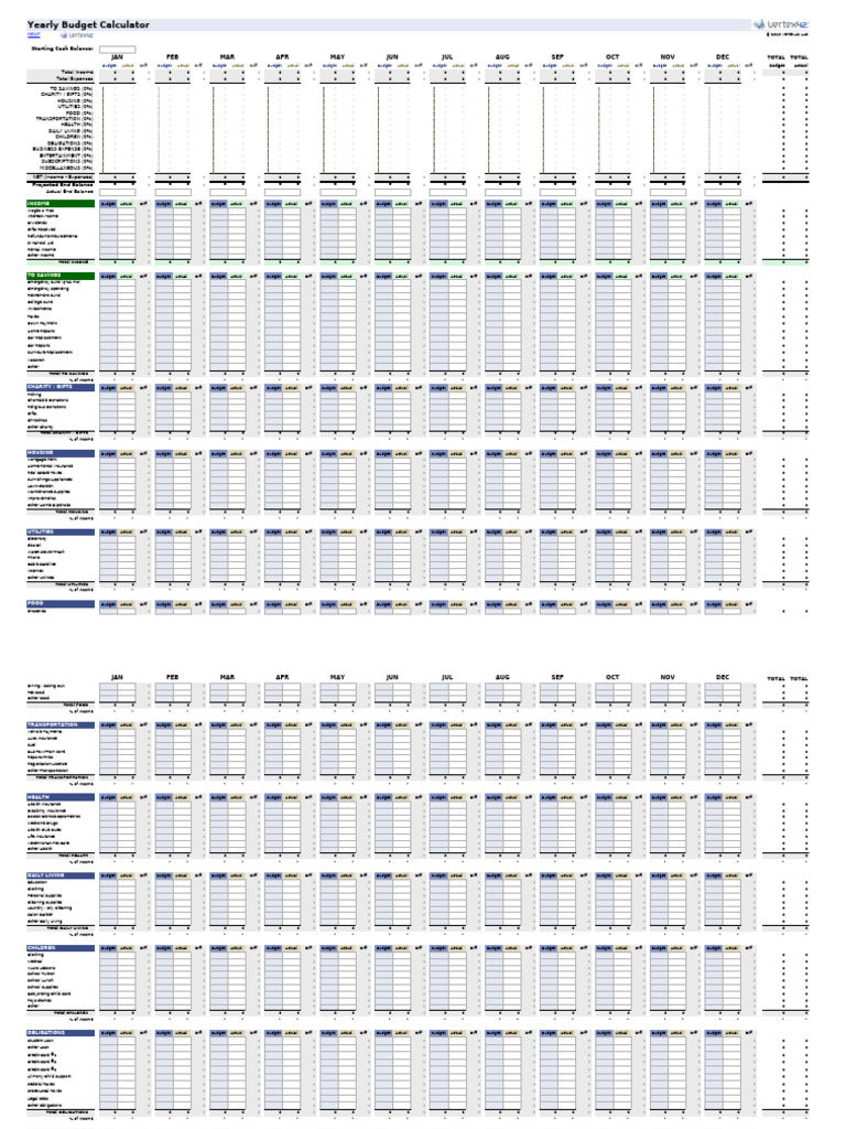 budget-calculator | PDF | Donation | Charitable Organization