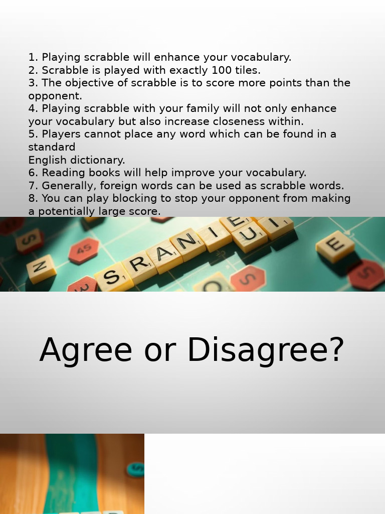 Scrabble A Classic Word Game | PDF | Linguistics