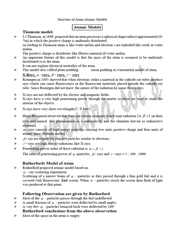 structure of atom 2 | PDF | Atoms | Isotope