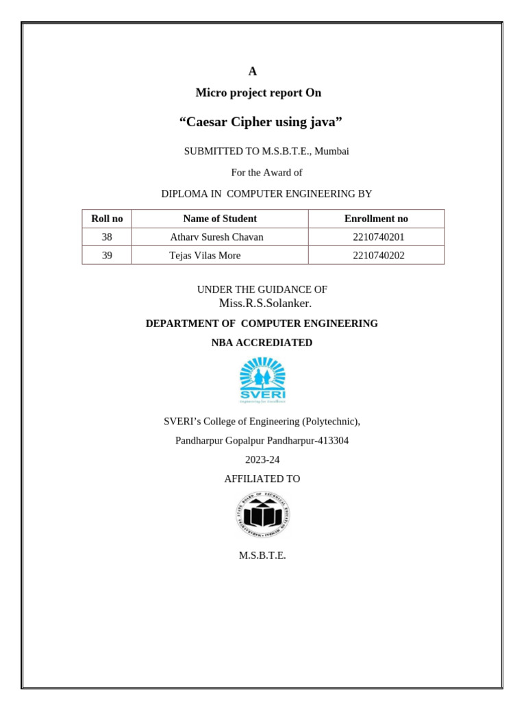 Atharv Chavan Ste Micro Project -PDF | PDF | Computer Science | Applied Mathematics