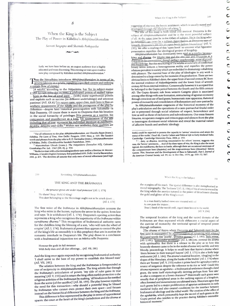 Saswati Sengupta & Sharmila Purkayastha - When The King Is The Subject ...