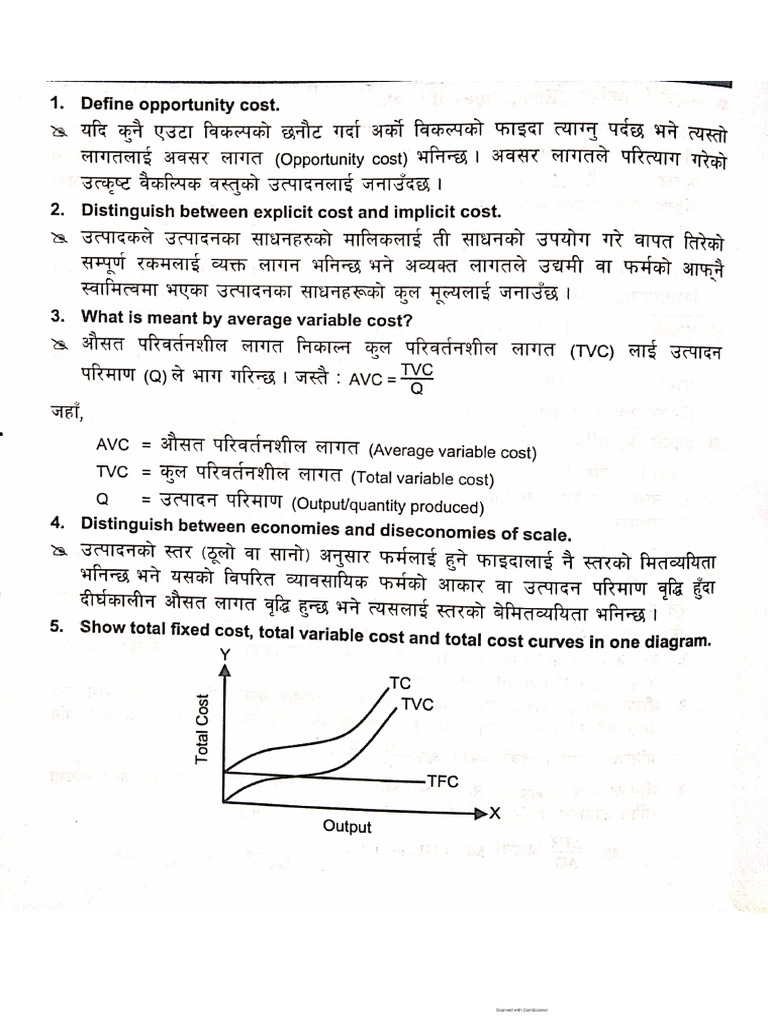 BBS 1st Yr Nepali Medium Unit 6 | PDF