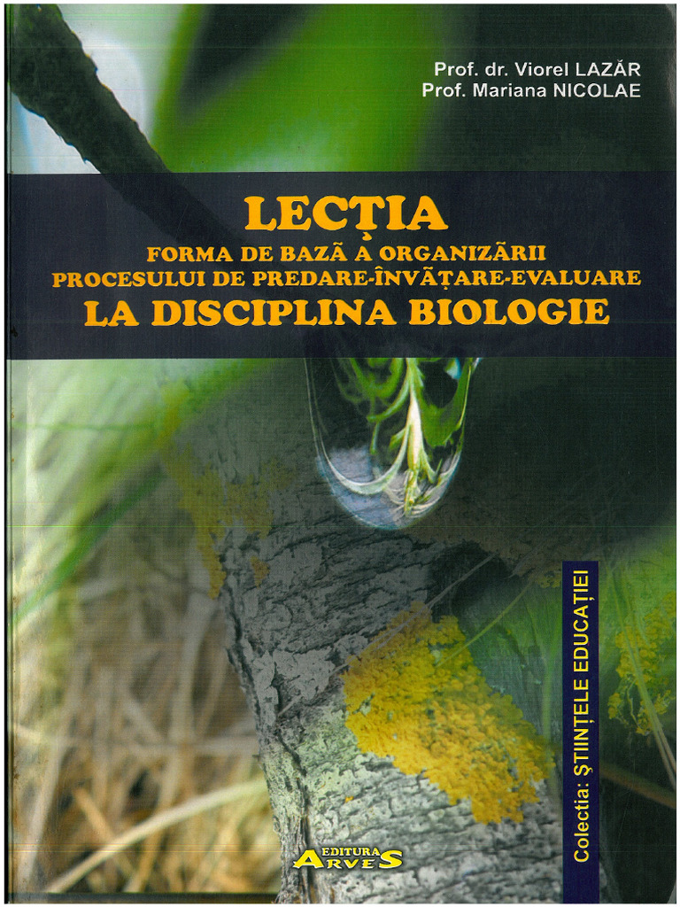 Lectia La Disciplina Biologie Partea 1 | PDF