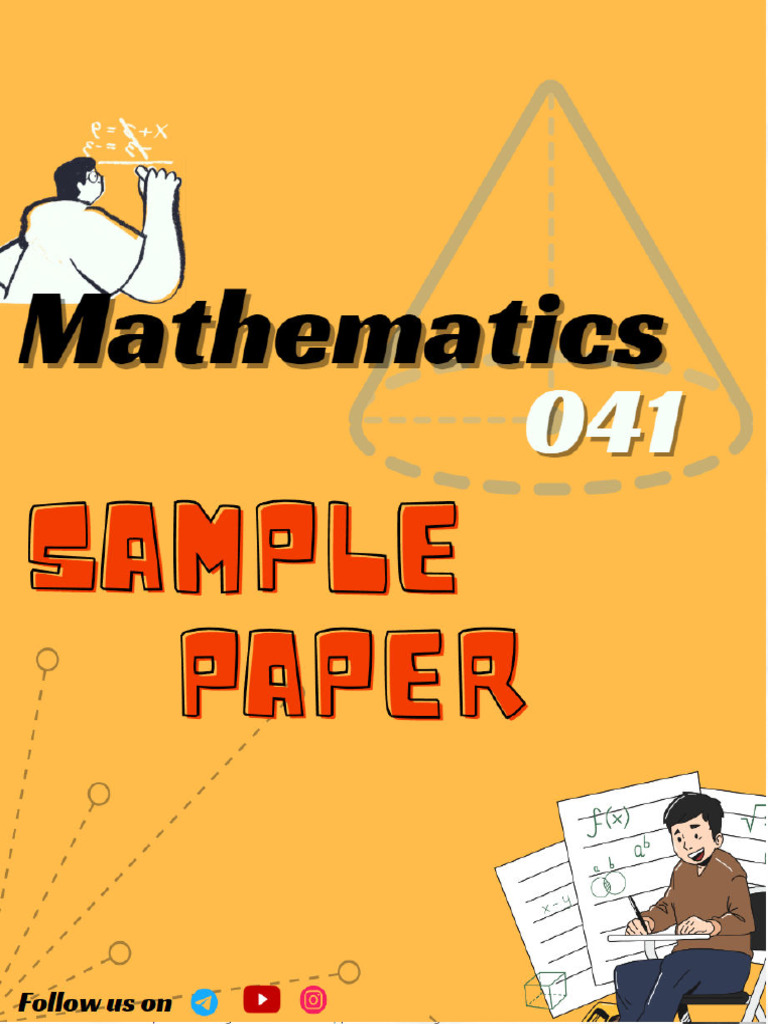 PadleAkshay 99% Maths Sample Paper-1 | PDF