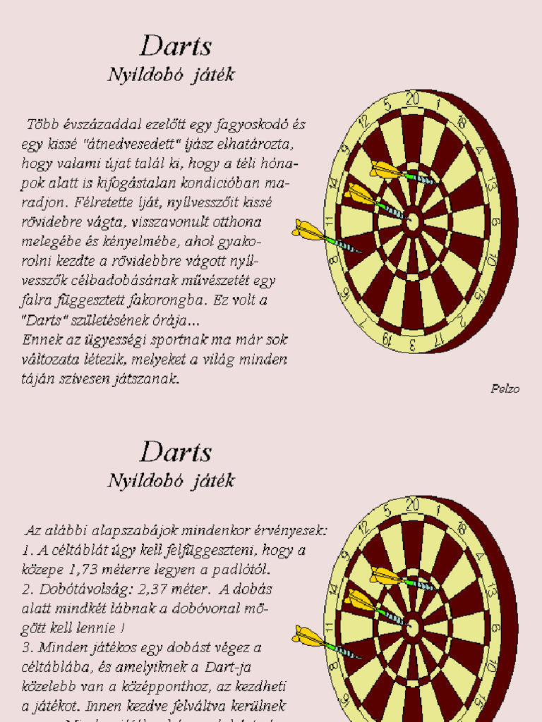 Darts | PDF