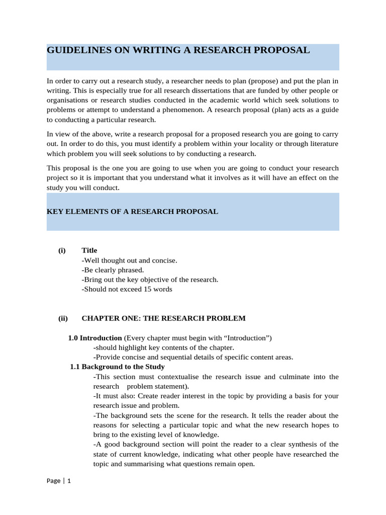 Research Proposal Writing Guide New | PDF | Sampling (Statistics) | Methodology