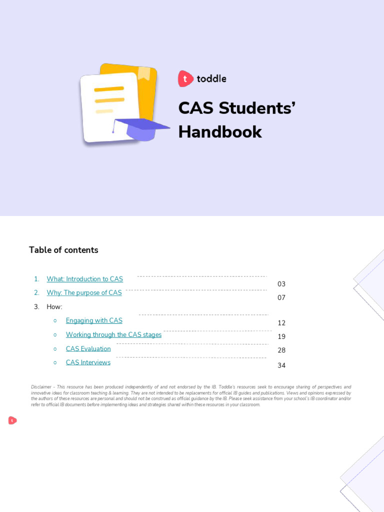 CAS Students Handbook DP V2 | PDF | Experience | Learning