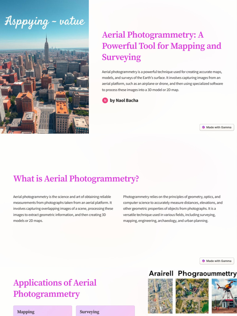 Aerial-Photogrammetry-A-Powerful-Tool-for-Mapping-and-Surveying | PDF ...