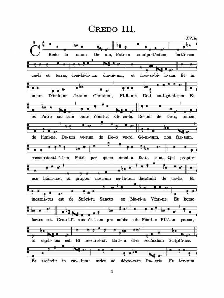 Credo III | PDF