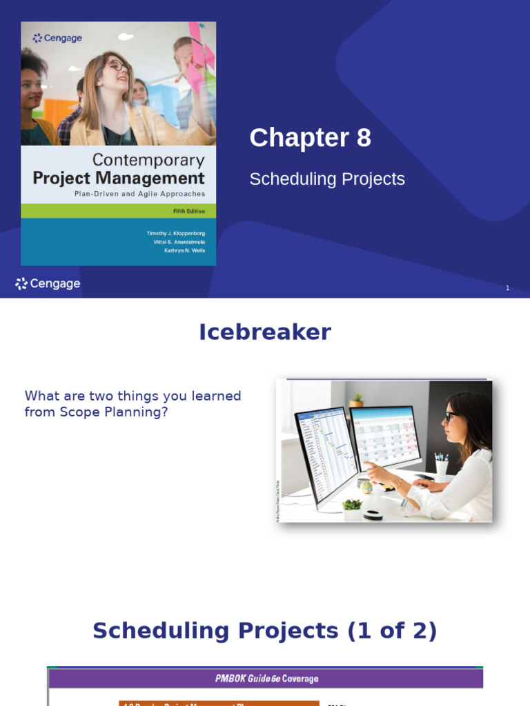 Chapter08 Scheduling Projects | PDF | Agile Software Development | Scrum (Software Development)