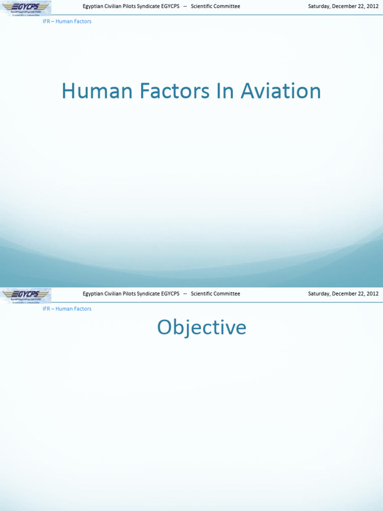 Human Factors in Aviation Safety | PDF | Underwater Diving | Breathing