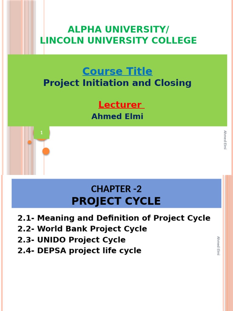 Project Initiation.ch-2 Ppt | PDF | Performance Appraisal | Project Management