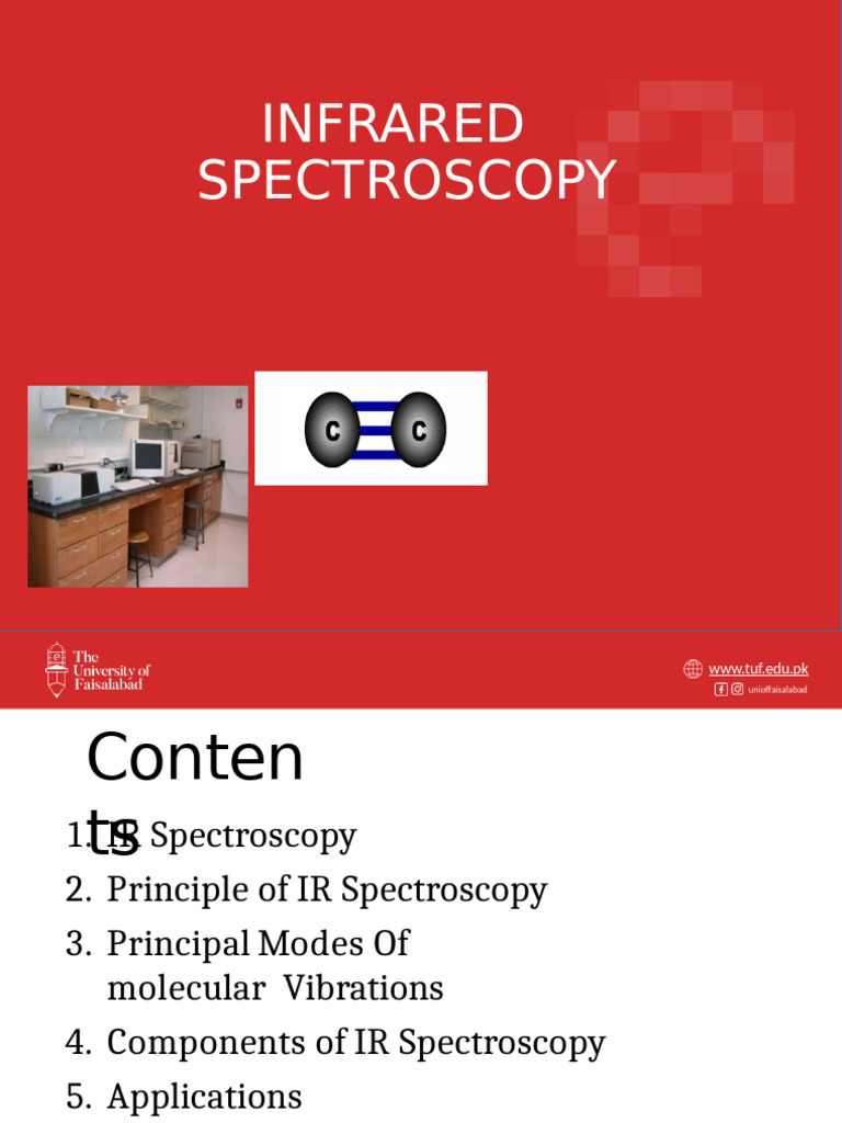 Infrared Spectroscopy-1 | PDF | Infrared Spectroscopy | Infrared