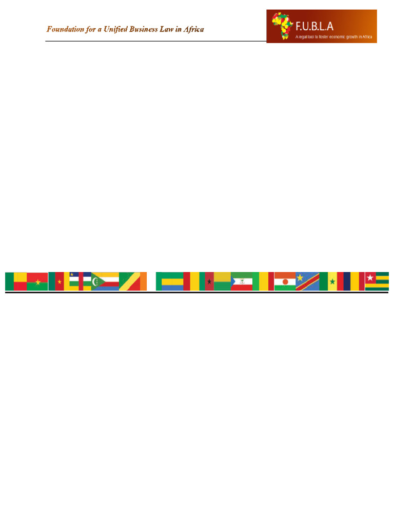 2014 Ohada Revised Uniform Act Commercial Companies En | PDF | Board Of ...