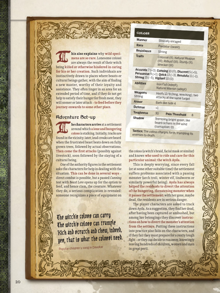 Symbaroum Monster Codex PDF 5 | PDF