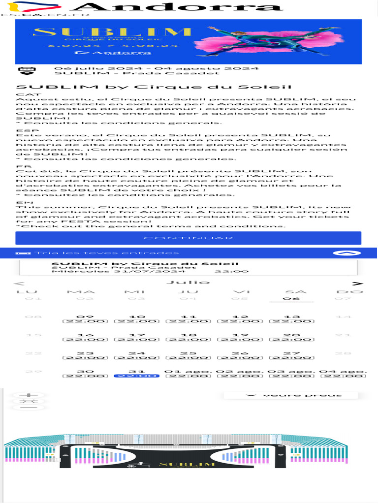 Entradas para SUBLIM by Cirque Du Soleil | PDF