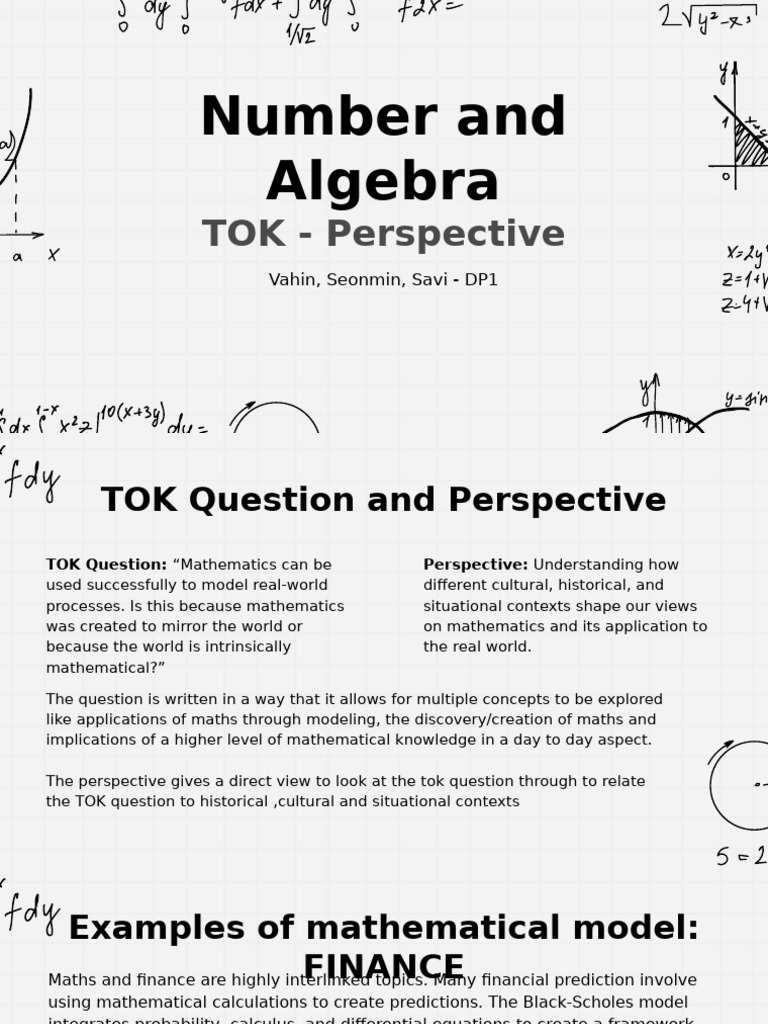 TOK Math Ppt | PDF | Mathematics | Mathematical Model