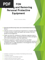PHO Donning and Doffing PPE Poster | PDF | Personal Protective ...