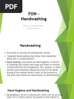 2.1 Checklist On Handwashing | PDF | Hand Washing | Hygiene
