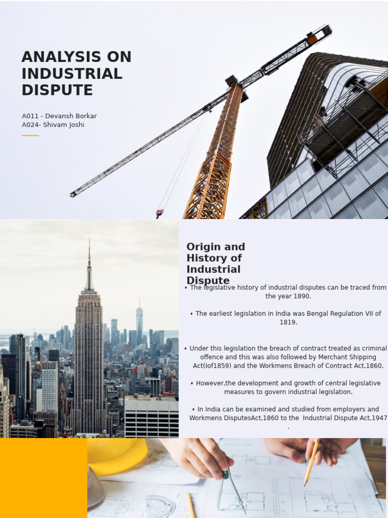 Industrial Dispute Assignment A011 and A024 | PDF | Labour Law | Employment