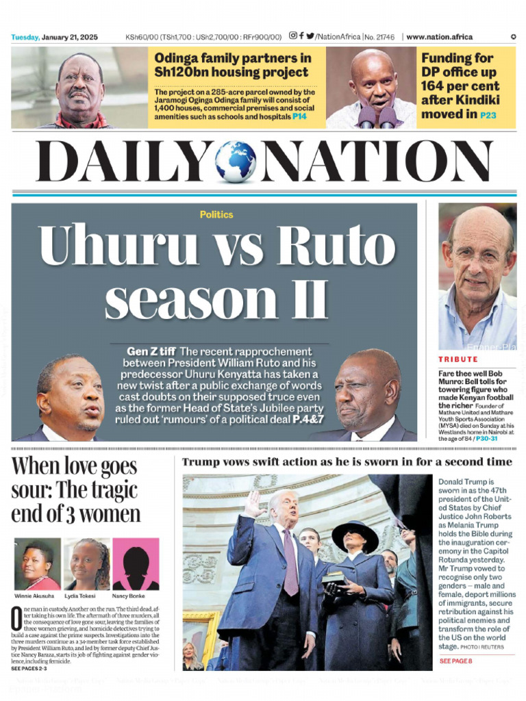 Daily Nation 2025 01 21 | PDF