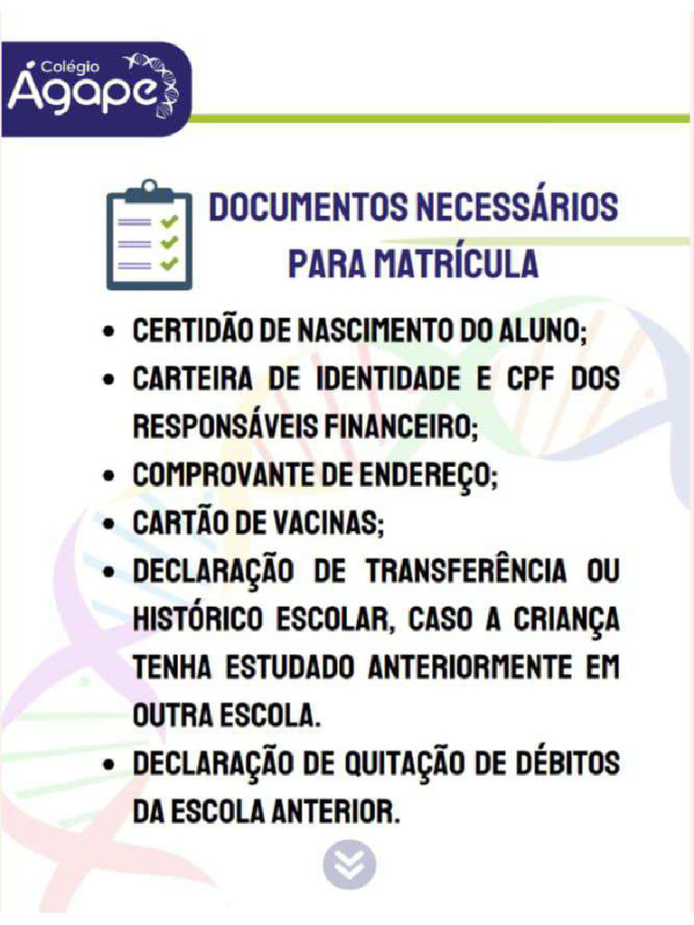 Documentos para Matricula | PDF