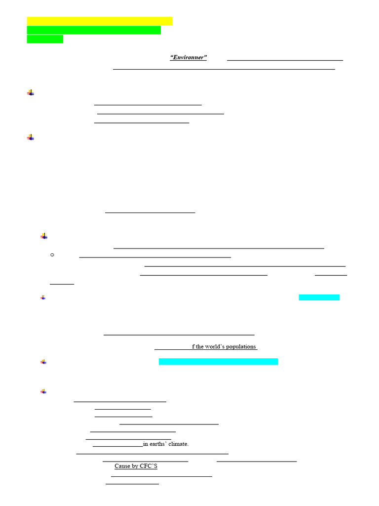 Gec 222-E Enviscie (Prelim Reviewer) | PDF | Plate Tectonics | Natural Environment