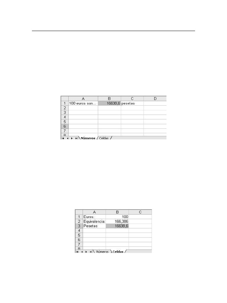 Fórmulas en Calc | PDF