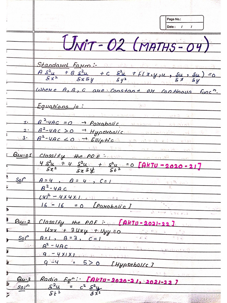Unit 2 Maths 4 | PDF