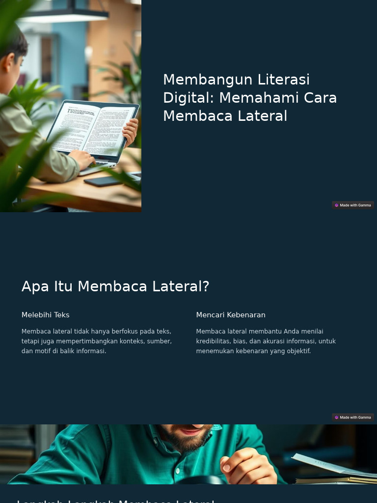 Membangun Literasi Digital Memahami Cara Membaca Lateral | PDF