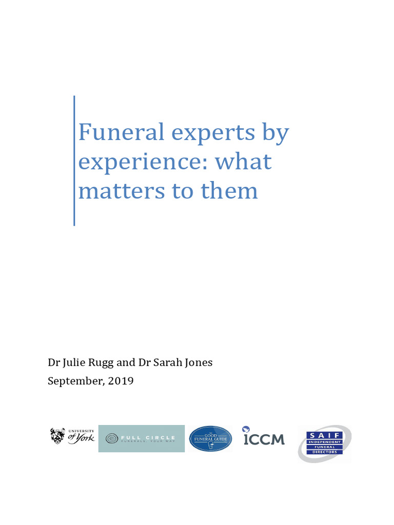 Funeral Experts by Experience | PDF | Funeral | Cremation