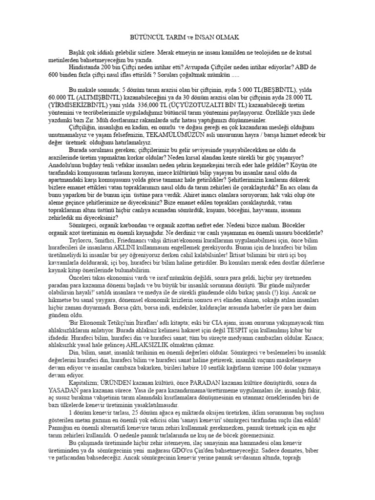 1 - Butuncul Tarim | PDF
